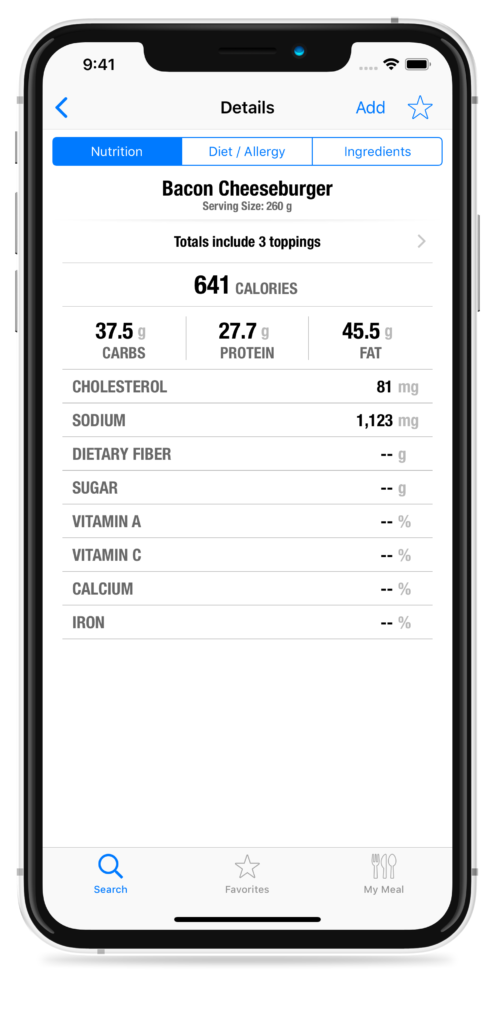Nutrition Calculator + App – Nutrition Addition